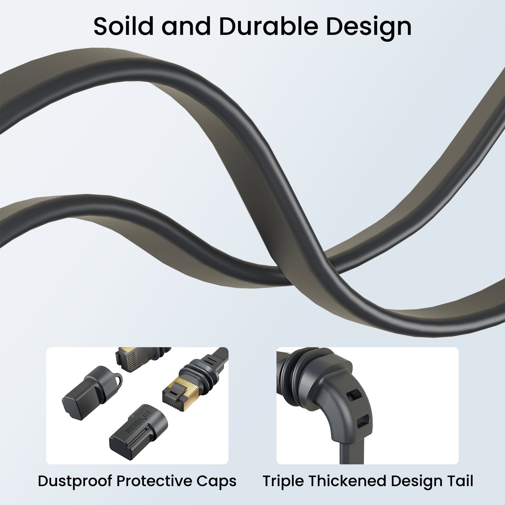 Starlink Gen 3/Mini Cable, Flat Ethernet Cable for Starlink Standard G